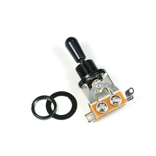 (D46) 3 Way Toggle Switch Pickup Selector Black for Electric Guitar