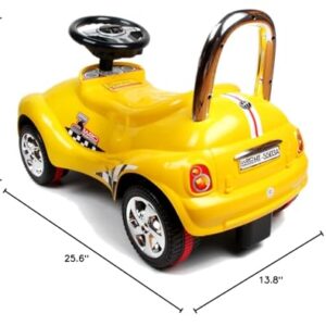 Amazing Tech Depot 3-in-1 Ride On Car Toy Gliding Scooter with Sound & Light (Color May Vary)