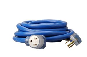 coleman cable 19228806 8/3 heavy-duty stw 50-amp/250-volt nema 6-50 blue welder extension cord; 50-feet