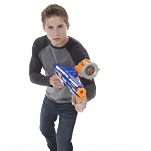 NERF Rampage N-Strike Elite Toy Blaster with 25 Dart Drum Slam Fire for Kids, Teens, & Adults (Amazon Exclusive)