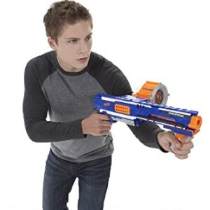 NERF Rampage N-Strike Elite Toy Blaster with 25 Dart Drum Slam Fire for Kids, Teens, & Adults (Amazon Exclusive)