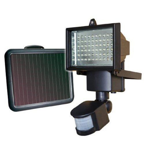 60LED Solar Security Motion Light Door Security Lamp For Outdoor Garden Home Path