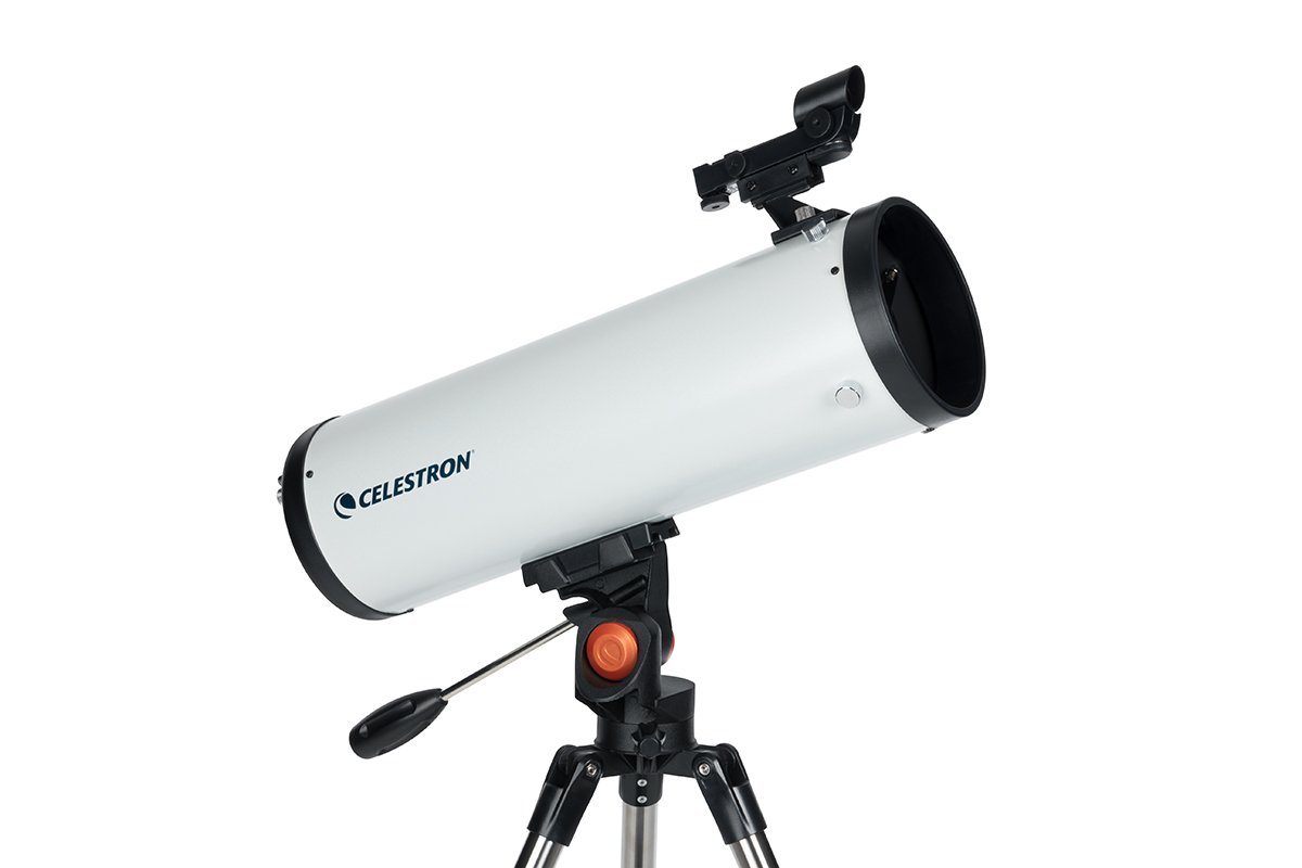 Celestron – Cometron 114mm Newtonian Telescope Newtonian Reflector Telescope with Parabolic Mirror – Alt–azimuth Mount – Ideal Telescope for Beginners – BONUS Astronomy Software Package