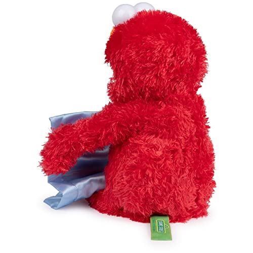 GUND Sesame Sesame Street Official Peek-a-Boo Elmo Animated Muppet Plush, Premium Plush Sensory Toy for Ages 18 Months & Up, Red/Blue, 15”