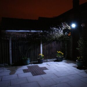 60LED Solar Security Motion Light Door Security Lamp For Outdoor Garden Home Path