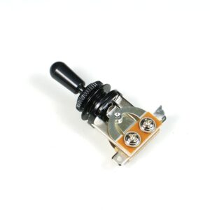 (d46) 3 way toggle switch pickup selector black for electric guitar