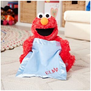 GUND Sesame Sesame Street Official Peek-a-Boo Elmo Animated Muppet Plush, Premium Plush Sensory Toy for Ages 18 Months & Up, Red/Blue, 15”