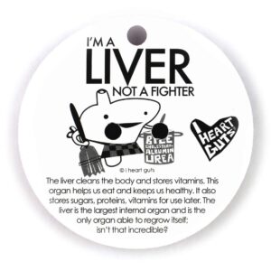 Liver Lapel Pin - I Work in Detox! by I Heart Guts