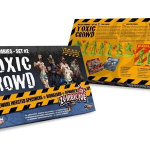 CMON Zombicide: Box of Zombies – Set #2: Toxic Crowd - Expand Your Zombie Apocalypse! Cooperative Strategy Game with Tabletop Miniatures, Ages 14+, 1-6 Players, 1 Hour Playtime, Made