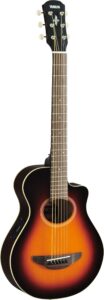 yamaha apxt2 3/4-size acoustic-electric guitar with gig bag - old violin sunburst