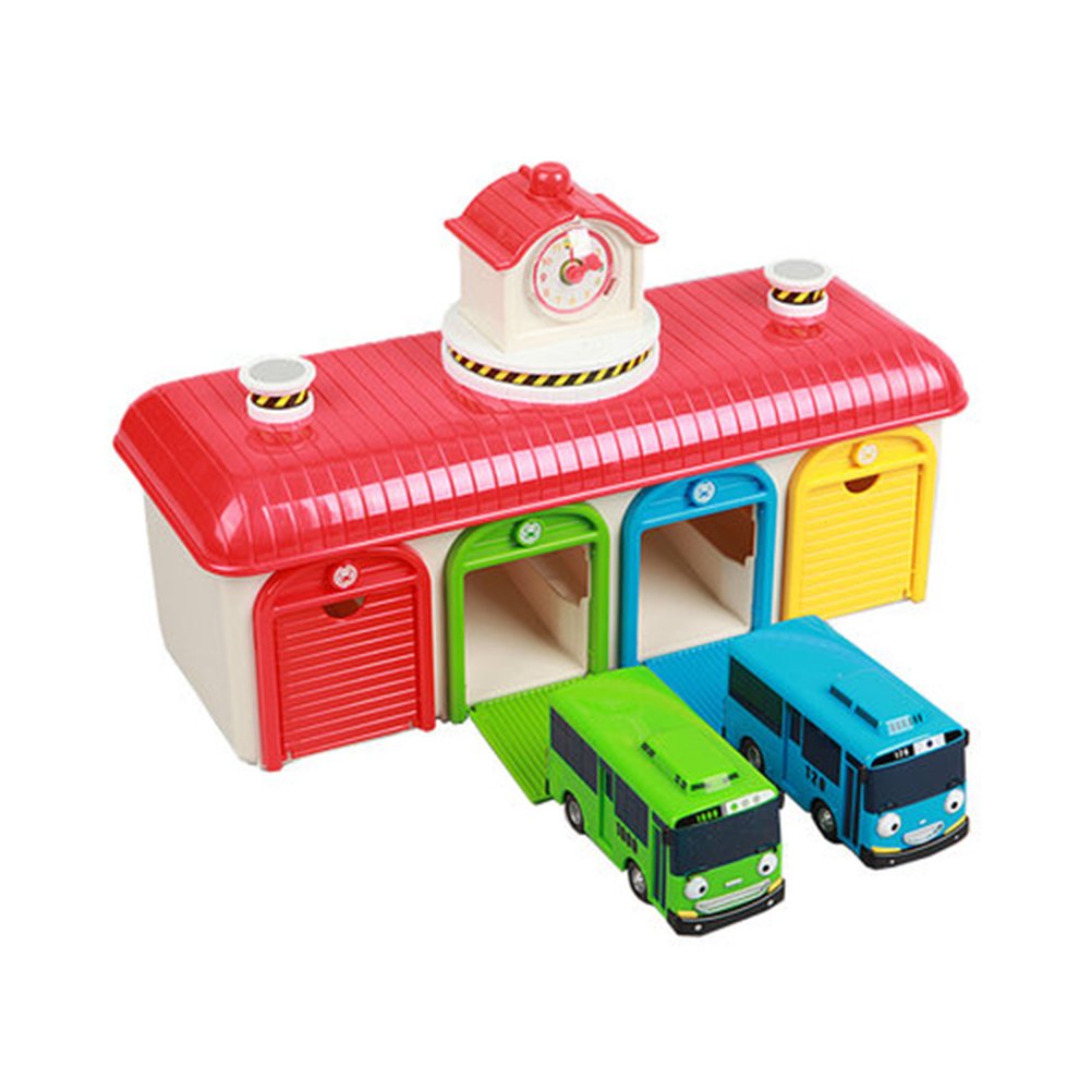 Tayo Rogi Bus Garage Set - Christmas Birthday Gifts for Kids and Toddlers Boys and Girls