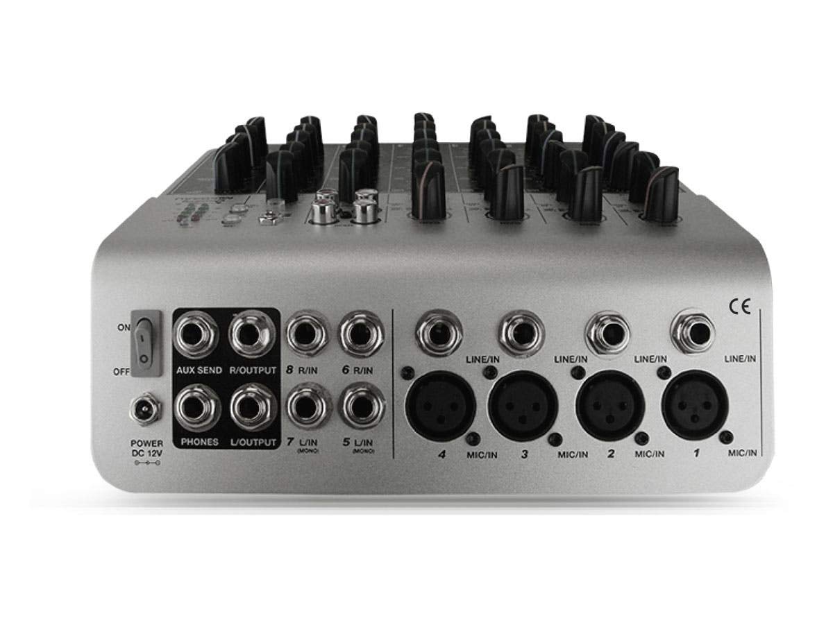 Monoprice 615808 8-Channel Audio Mixer with USB