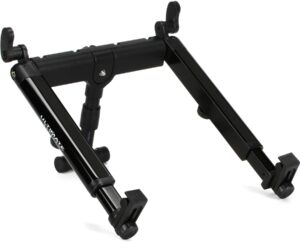 ultimate support hym-100qr hypermount qr laptop/dj stand