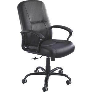 safco serenity big and tall leather highback office chair, model number 3500bl