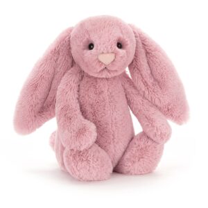 jellycat bashful tulip pink bunny stuffed animal, medium 12 inches | rabbit and bunny plush toy | classic children's gift