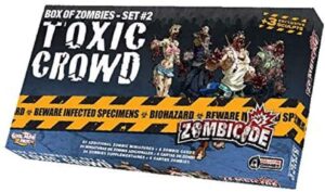 cmon zombicide: box of zombies – set #2: toxic crowd - expand your zombie apocalypse! cooperative strategy game with tabletop miniatures, ages 14+, 1-6 players, 1 hour playtime, made