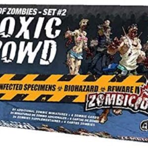 CMON Zombicide: Box of Zombies – Set #2: Toxic Crowd - Expand Your Zombie Apocalypse! Cooperative Strategy Game with Tabletop Miniatures, Ages 14+, 1-6 Players, 1 Hour Playtime, Made