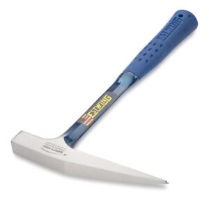 ESTWING Rock Pick - 13 oz Geology Hammer with Milled Face & Shock Reduction Grip - E3-13PM