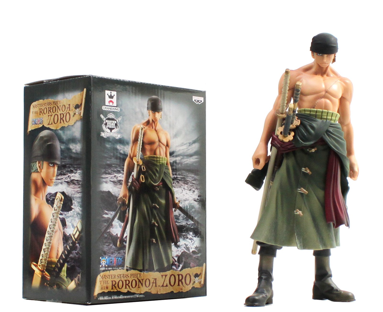 Banpresto 48371 One Piece Master Stars Roronoa Zoro 10" Action Figure