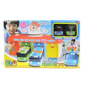 Tayo Rogi Bus Garage Set - Christmas Birthday Gifts for Kids and Toddlers Boys and Girls