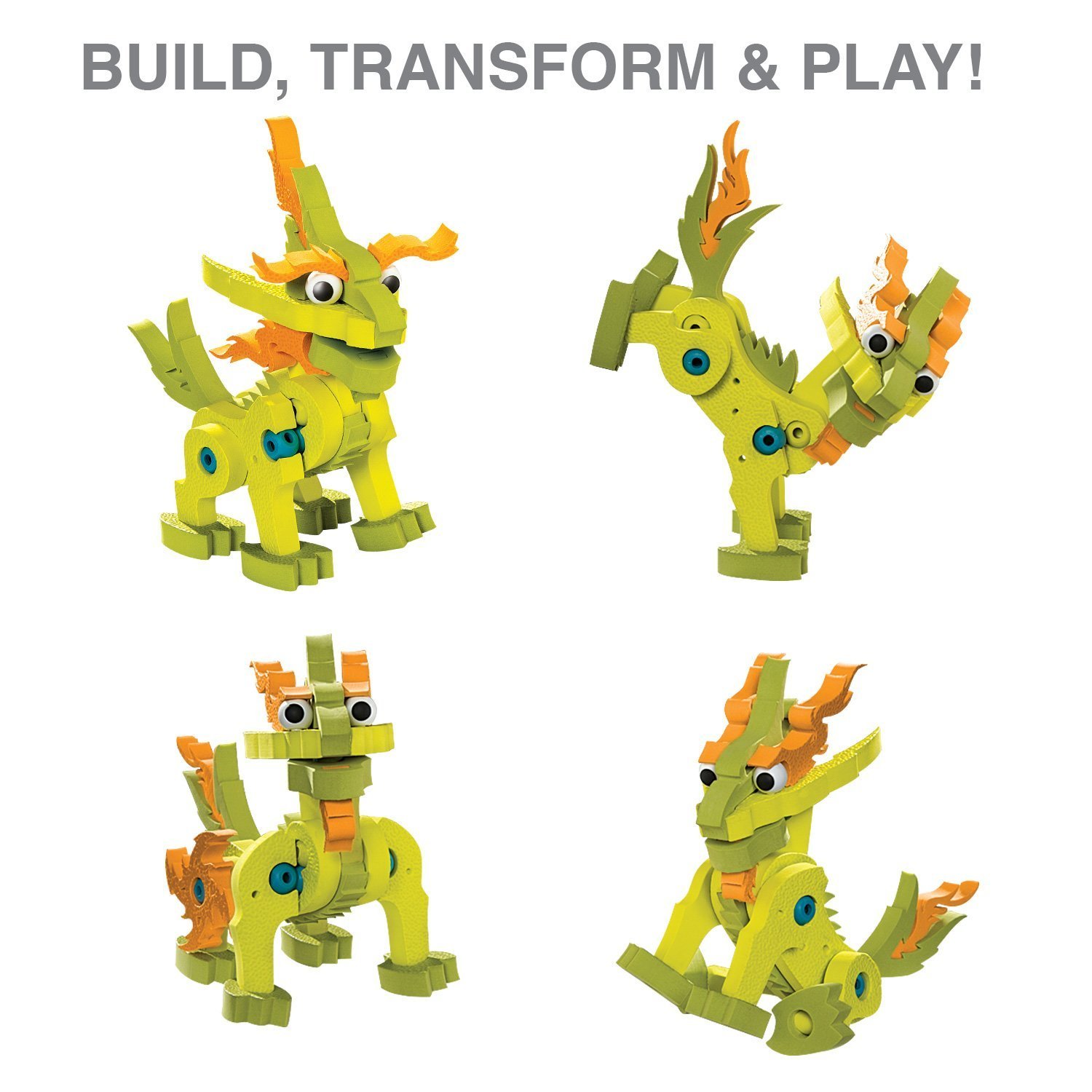 Bloco Toys Lightnix Dragon of The Light Building Kit Toy