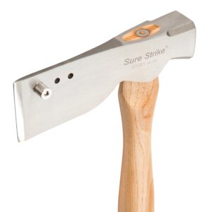 ESTWING Shingler's Hammer - 20 oz Roofer's Tool with Milled Face & Hickory Wood Handle - MRWS