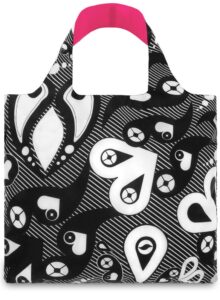 loqi women's uberpup hearts bag