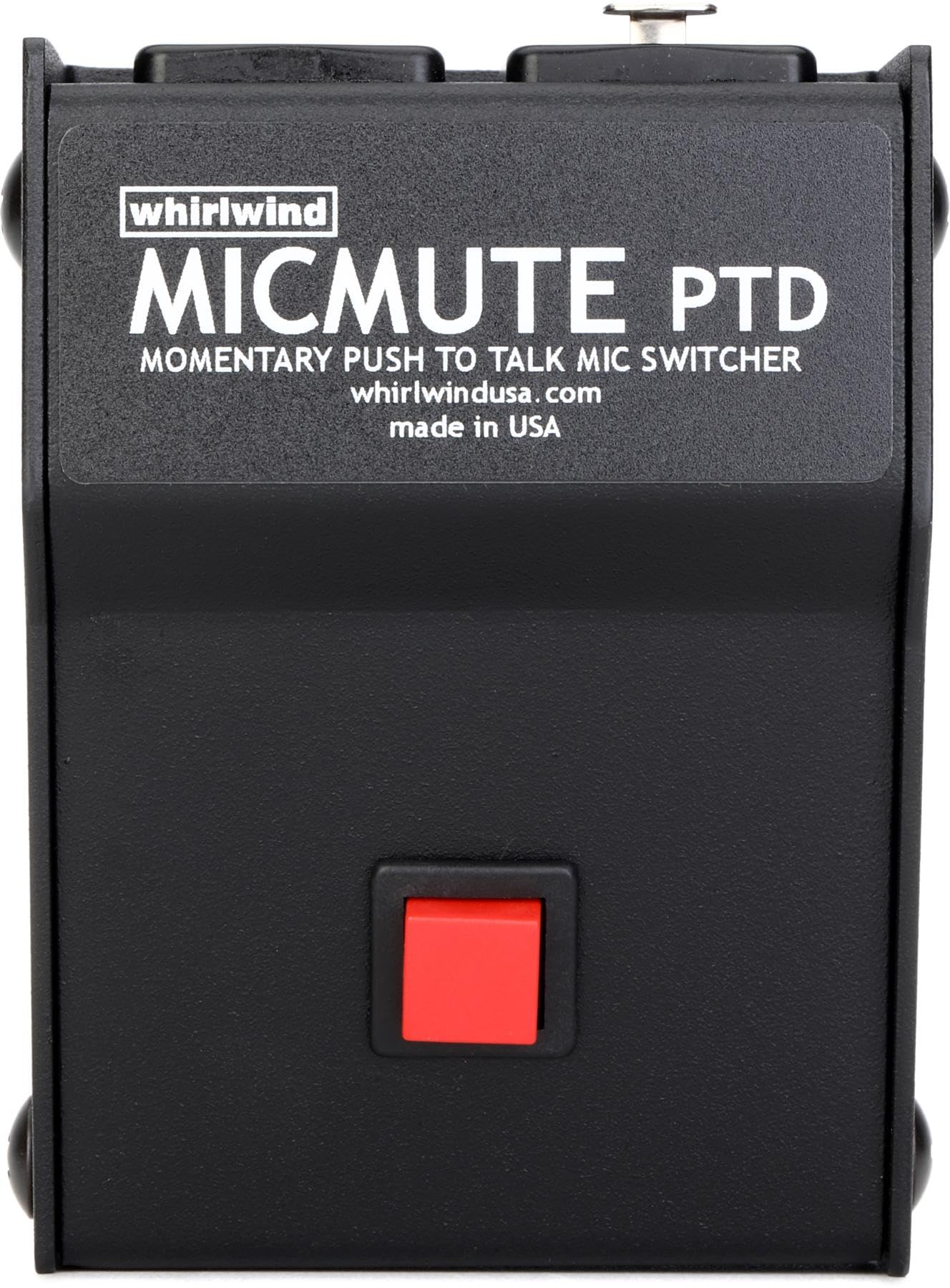 Whirlwind Micmute PTD Desktop Push-to-Talk Microphone Switch