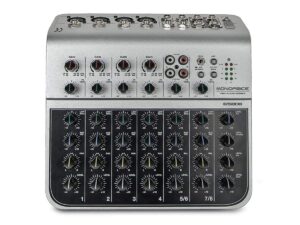 monoprice 615808 8-channel audio mixer with usb