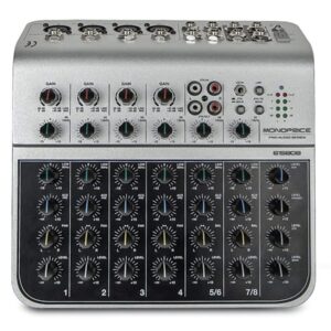 Monoprice 615808 8-Channel Audio Mixer with USB