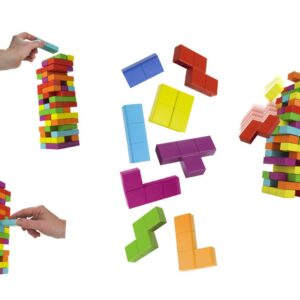 Hasbro Gaming Jenga Tetris Game