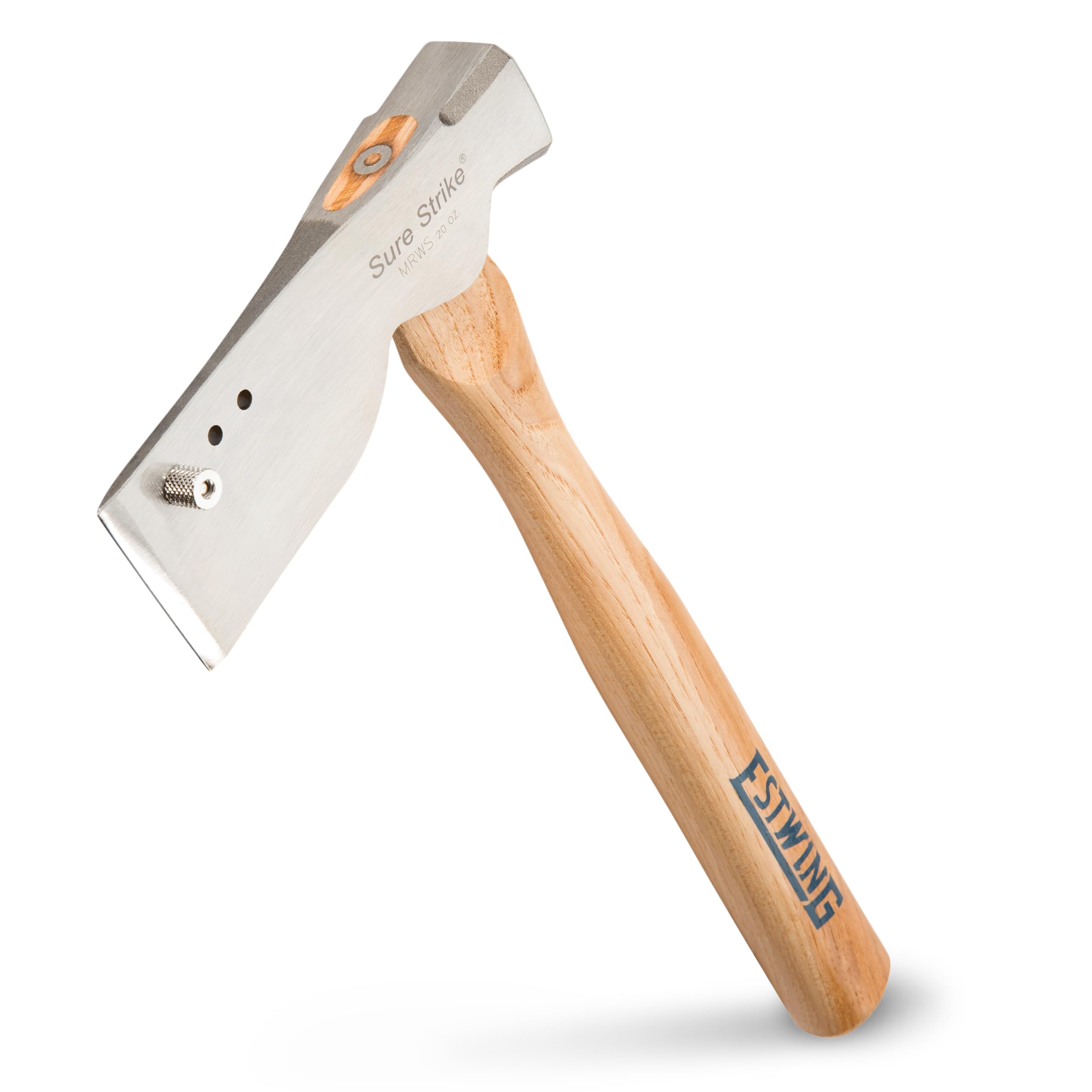 ESTWING Shingler's Hammer - 20 oz Roofer's Tool with Milled Face & Hickory Wood Handle - MRWS