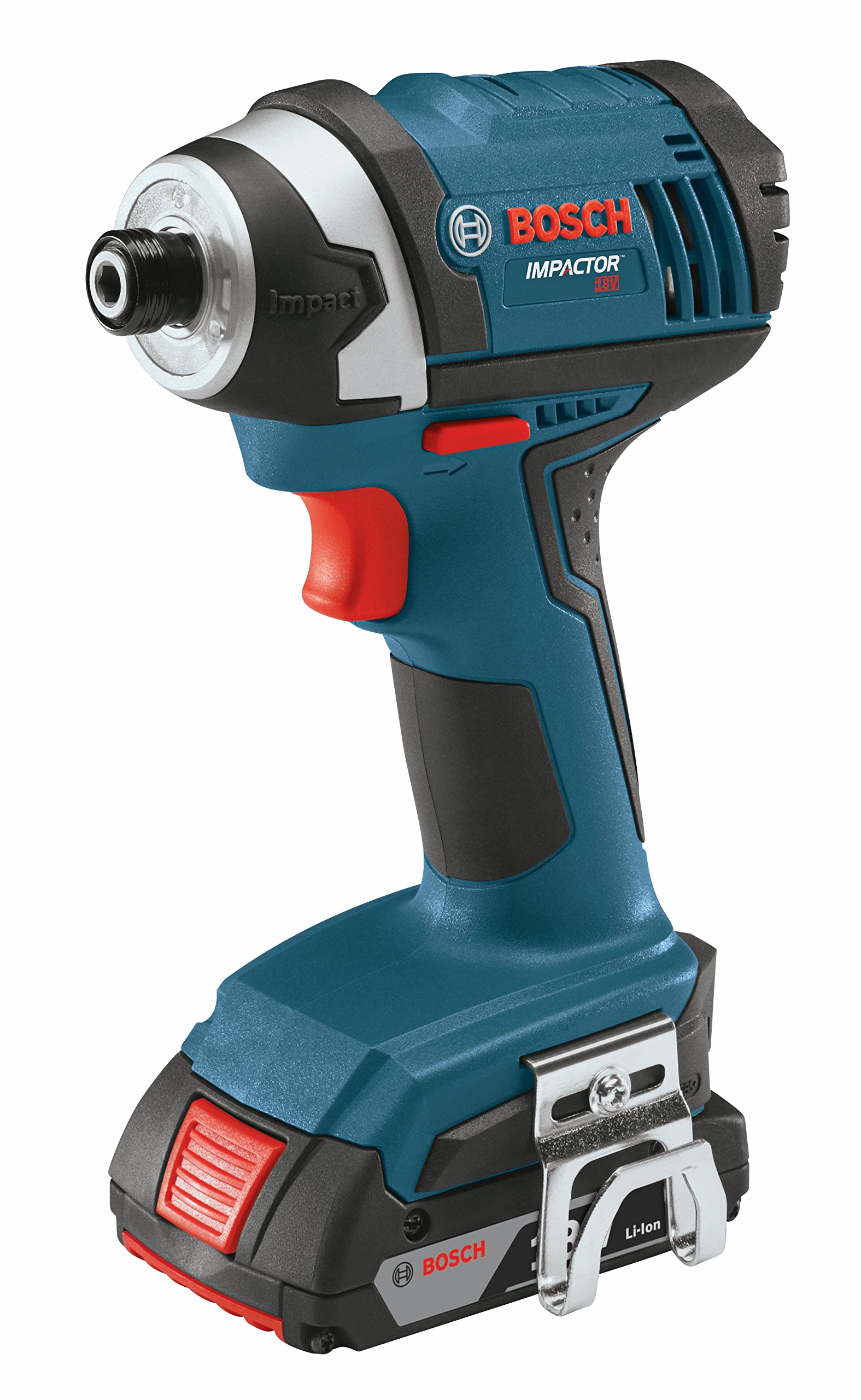 Bosch IDS181-102 18-volt 1/4-Inch Hex Compact Tough Impact Driver with Slim Pack Battery, Blue