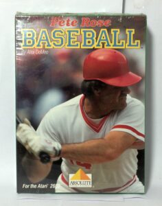 pete rose baseball (atari 7800) rare htf