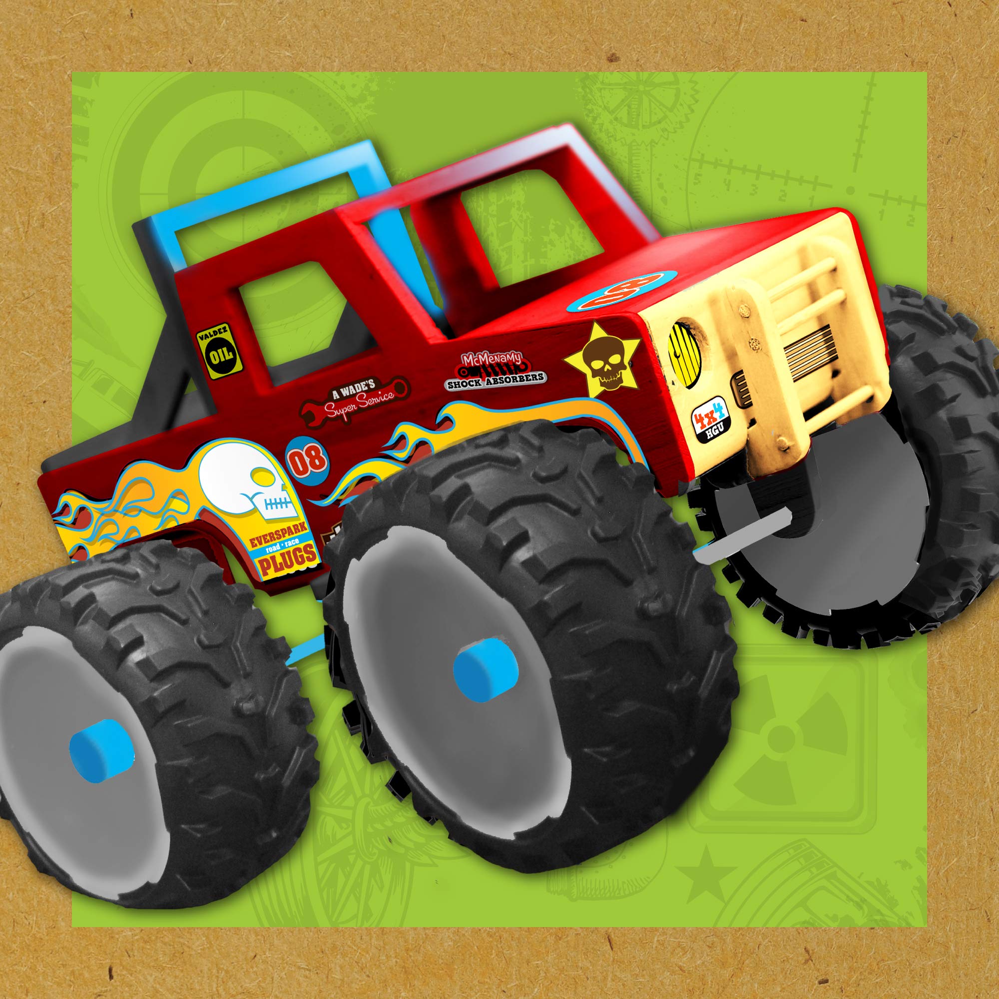 Boy Craft Monster Truck by Horizon Group USA