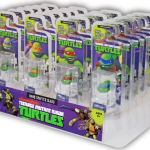 Teenage Mutant Ninja Turtles Glassworld Assorted Miniature Glass Figures Collectible (Pack of 24)