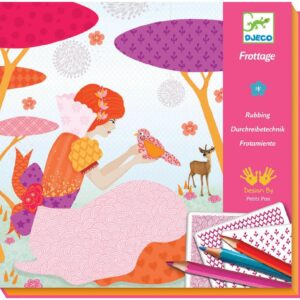 DJECO Art Kit All My Beautiful Dresses (rubbings)