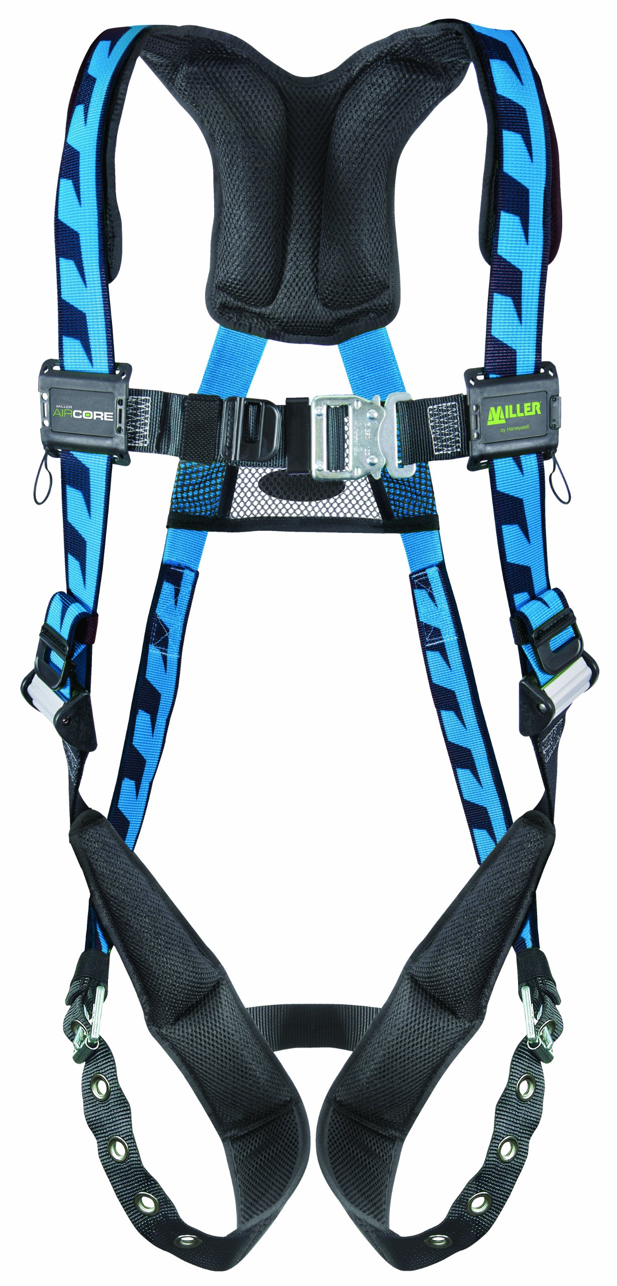 Miller by Honeywell Titan by AC-TB-D2/3XLBL AirCore Full Body Harness, 2X-Large/3X-Large, Blue