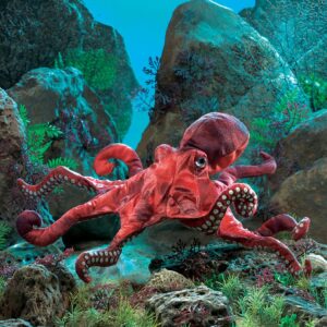 Folkmanis Red Octopus Hand Puppet