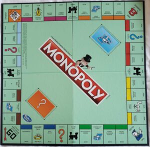 monopoly classic replacement board by hasbro