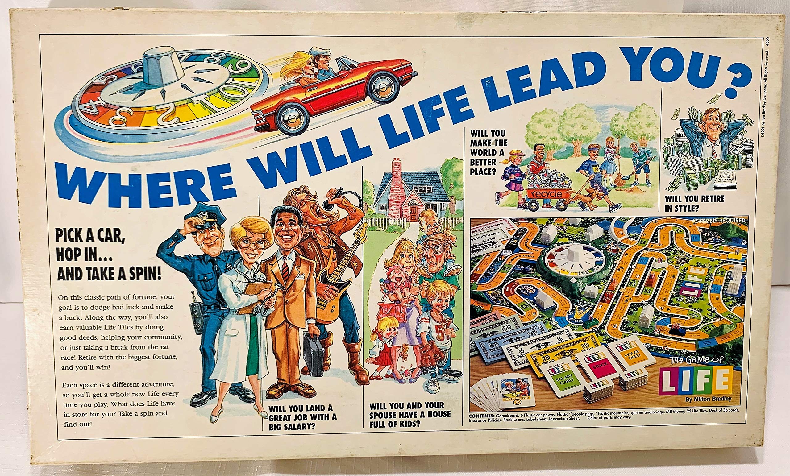 The Game of Life Board Game (1991 Edition)