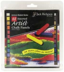 jack richeson 400107 square jackson pastels (set of 48), assorted