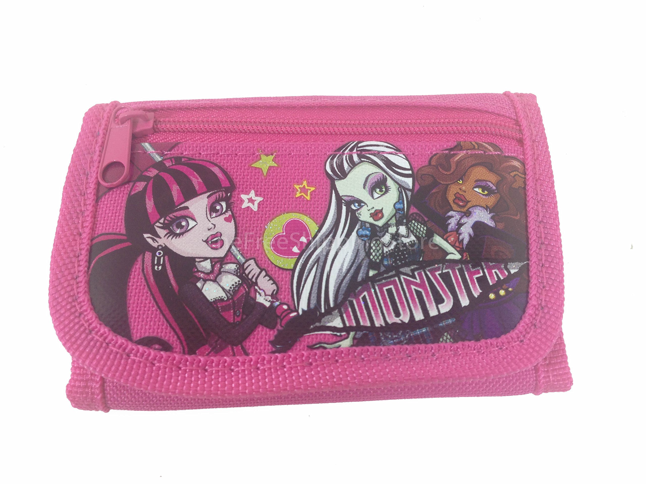 Tri-Fold Wallet - Monster High - Ghoulishly (Pink)