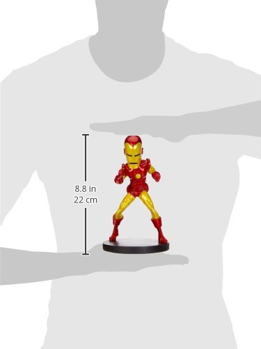 NECA Marvel Classic Head Knocker Iron Man Toy 8 inches