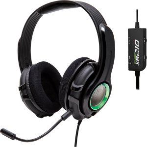 GamesterGear Cruiser XB210 Bass Quake Stereo Gaming Headset with Detachable Boom Mic for Xbox 360