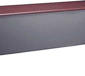 HON 38854NS 38000 Series Kneespace Credenza, 72w x 24d x 29-1/2h, Mahogany/Charcoal