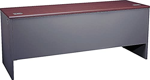 HON 38854NS 38000 Series Kneespace Credenza, 72w x 24d x 29-1/2h, Mahogany/Charcoal