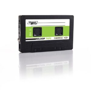 Reloop Tape - USB Tape Recorder with Retro Cassette Look, Black