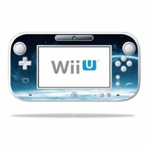 mightyskins skin compatible with nintendo wii u gamepad controller wrap sticker skins outer space