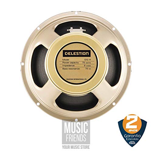 Celestion T5890 G12H-75 12-inch Creamback Guitar Speaker H-Type Heavy Magnet 75 Watts - 8 ohm